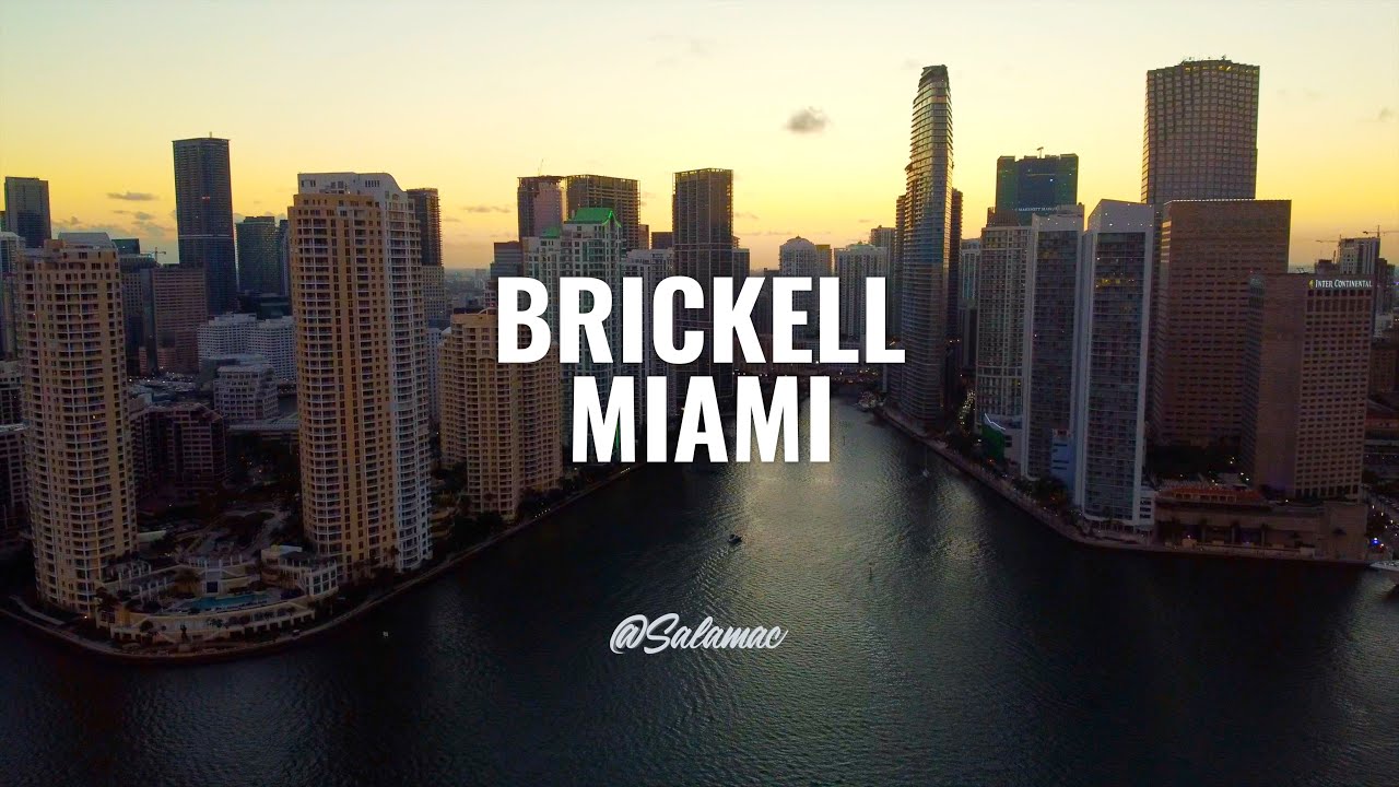Brickell Miami FL, Miami River - Sunset in Brickell - YouTube