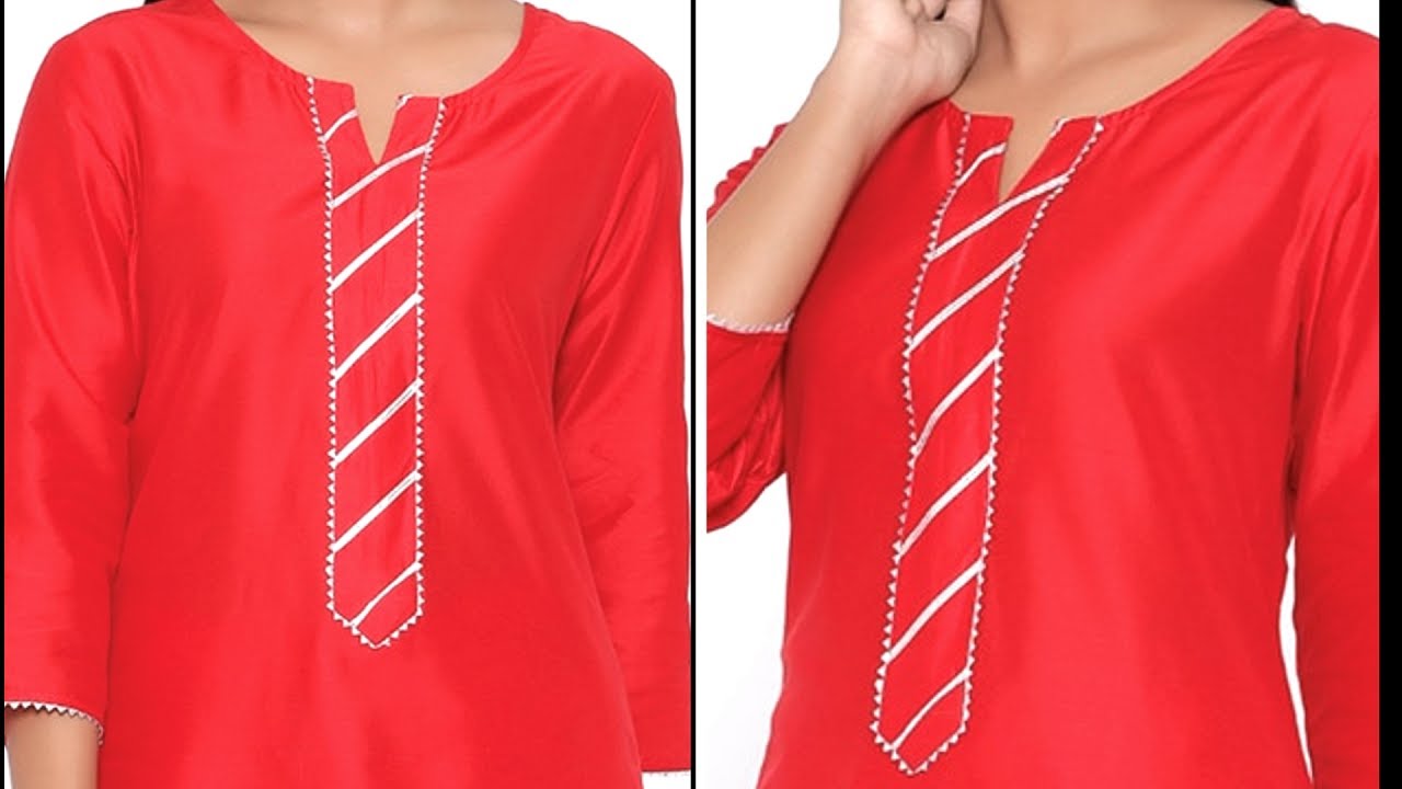 Beautiful Neck Design Very Easy To make - YouTube