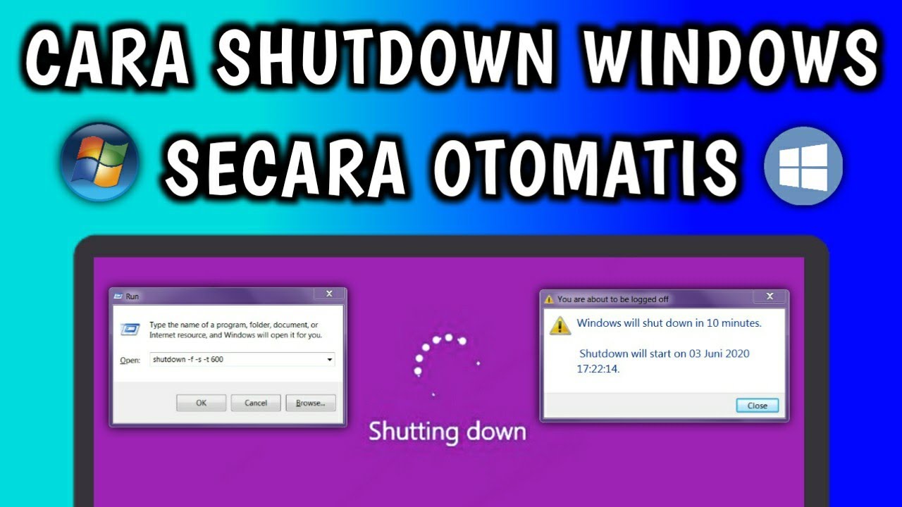 Cara Shutdown Windows Secara Otomatis (dengan Waktu) - YouTube