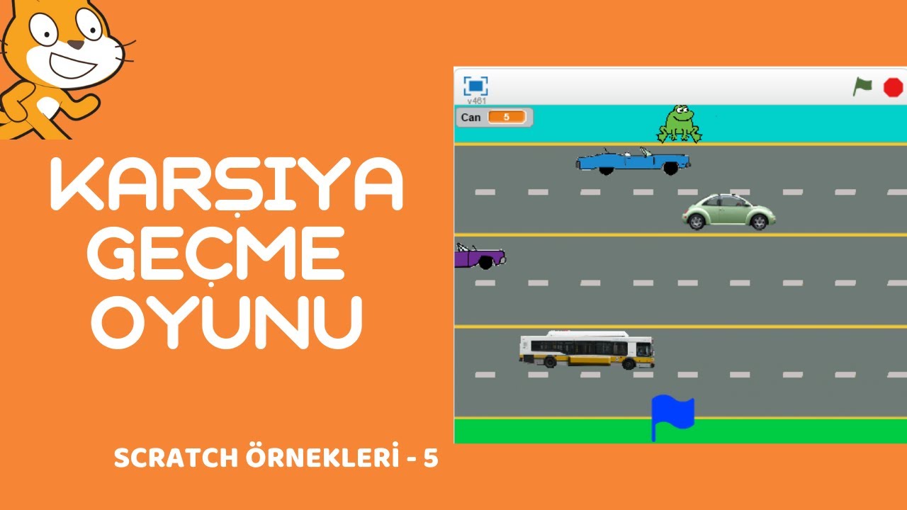 5 - Karşıya Geçme Oyunu (Scratch) - YouTube