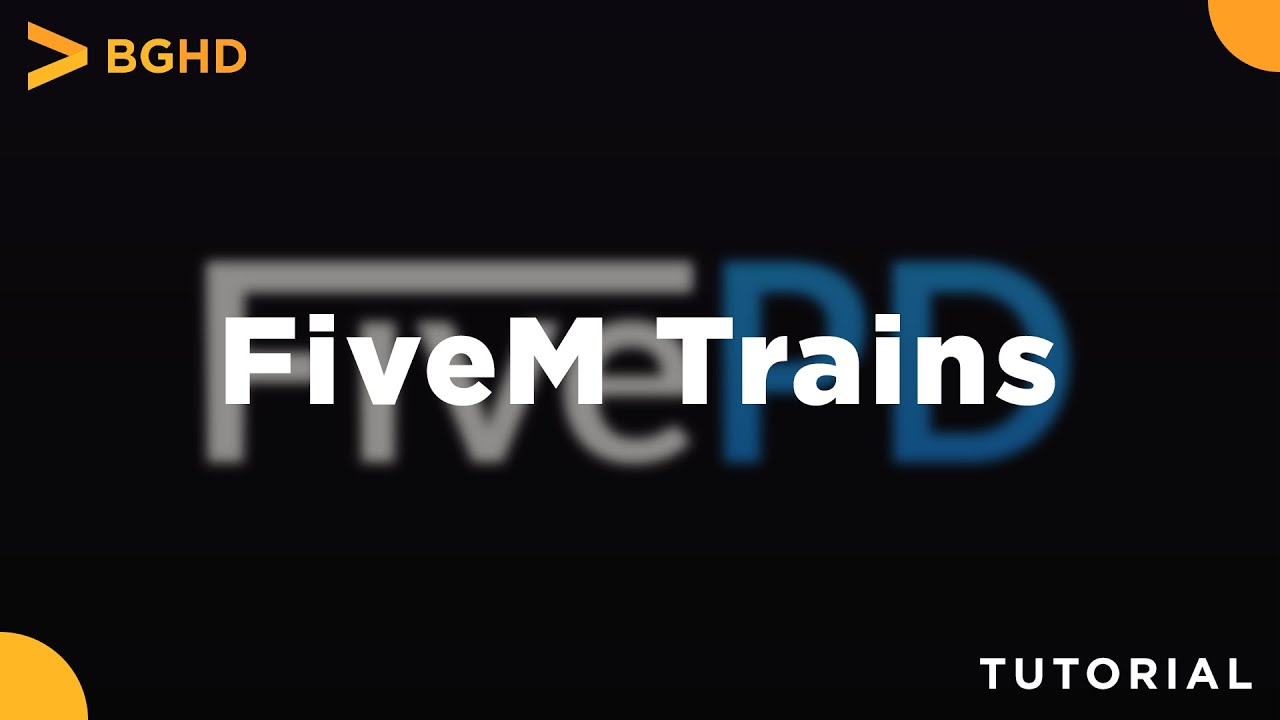 Add Trains to FiveM - FiveM Trains Install Tutorial/Overview - YouTube
