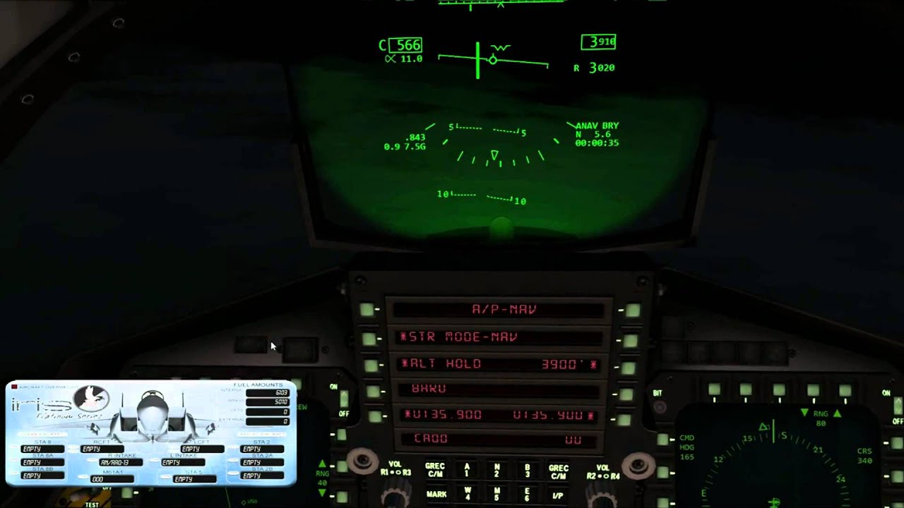 F-15E Iris tutorial - AN/AAQ-13 the navigation pod - YouTube