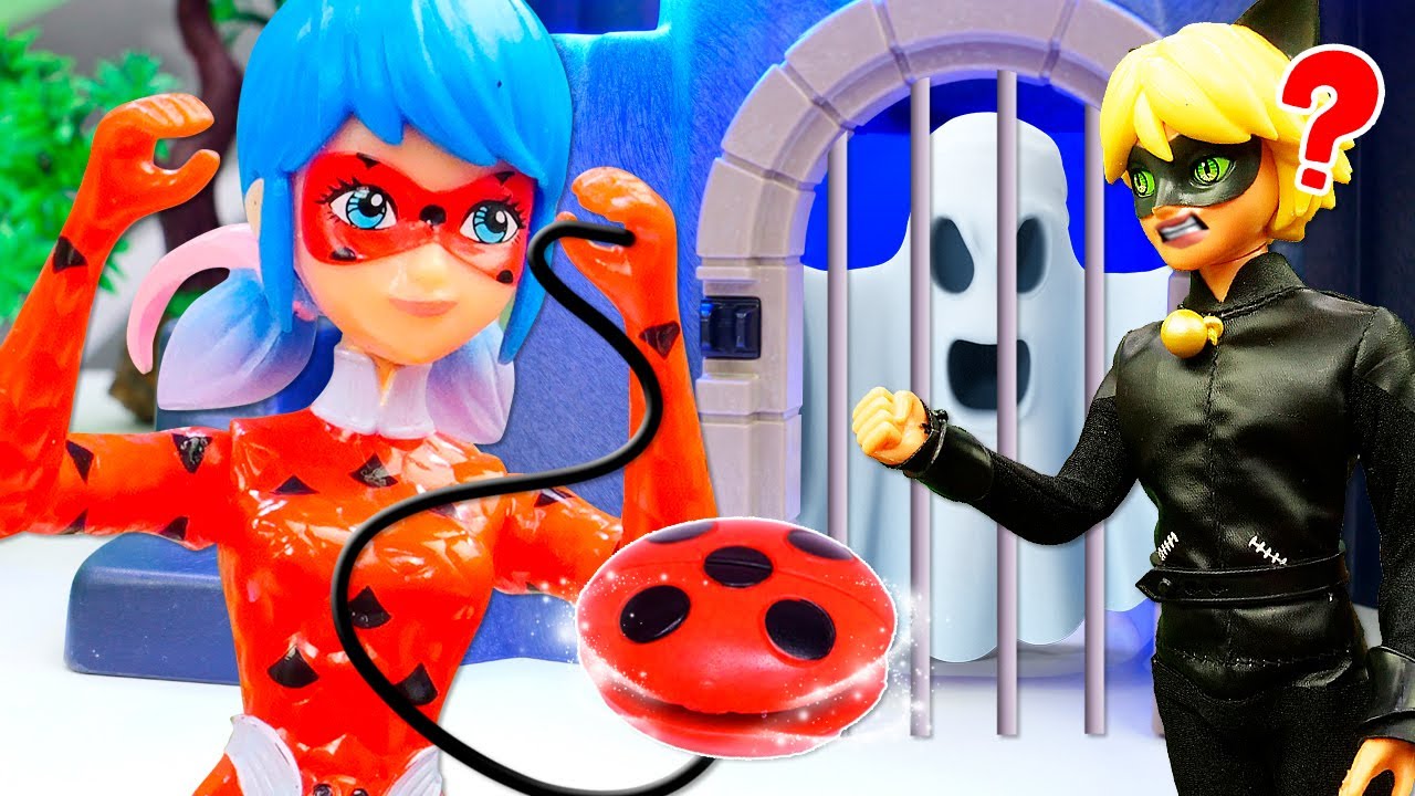 Ladybug video! Marinete Manonu kurtarıyor! Marinette ve Adrian ile kız ...