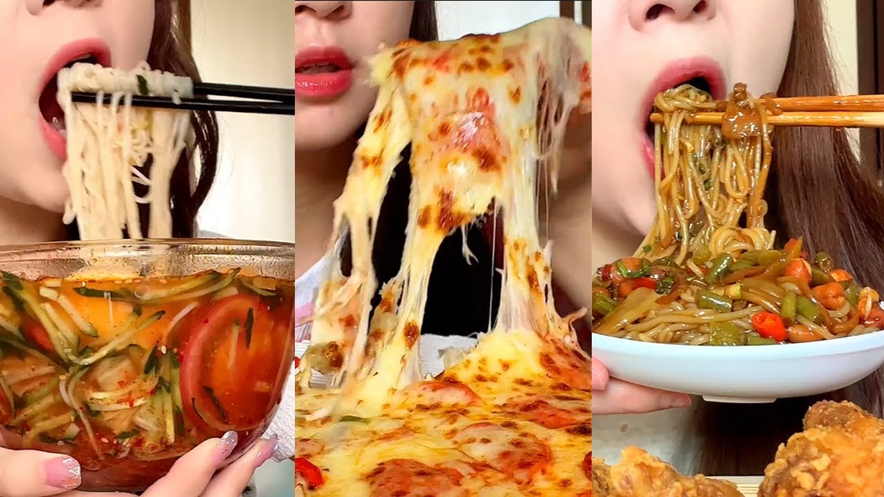 Niuniu eats fragrant food. It's so delicious. Let's eat together.# ...