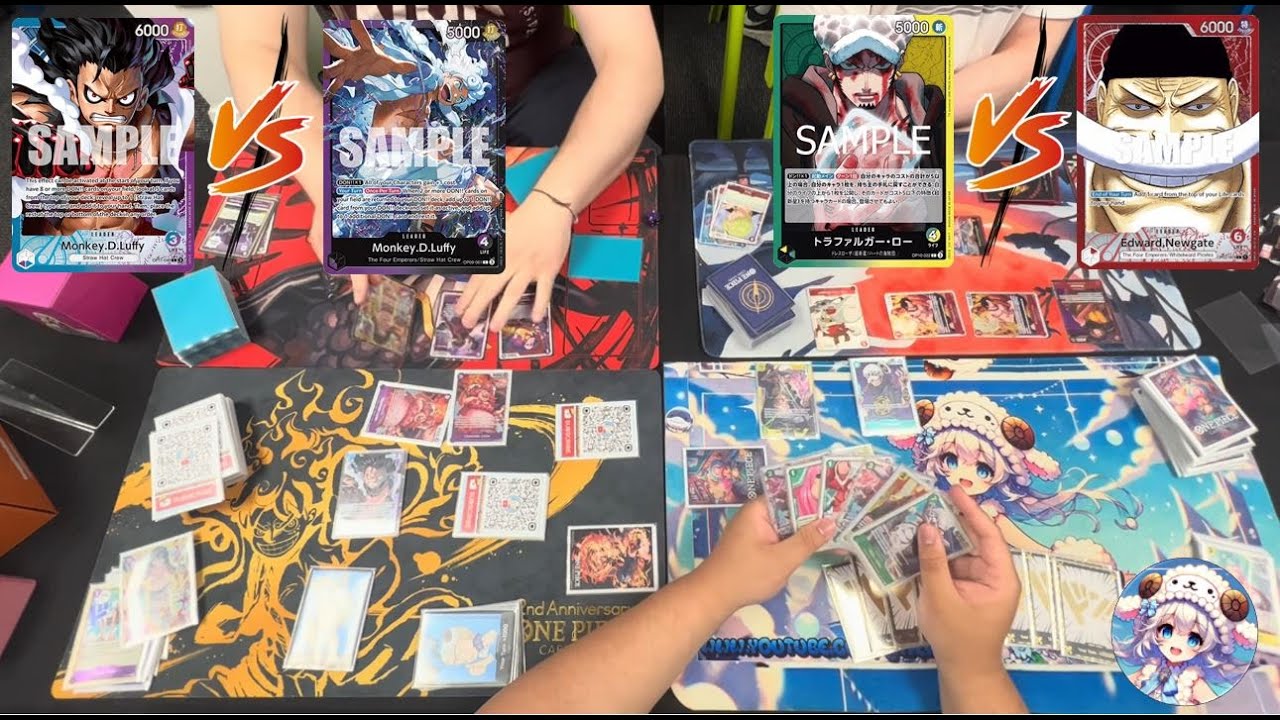 [OP11] Playing Two Games at Once 2v2 Tournament POV: UP Luffy VS PB ...