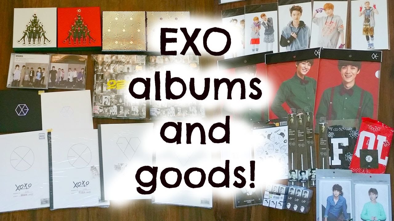 EXO albums & goods sale (Mama, XOXO, Growl, Overdose, MiD, everysing ...