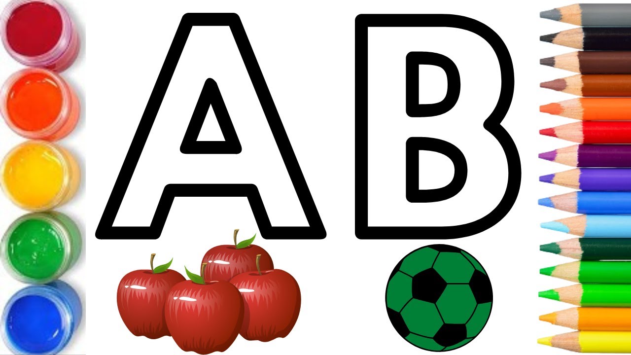 A for Apple B for Ball, C for Cat D for Dog, E for Elephant || abcd ...