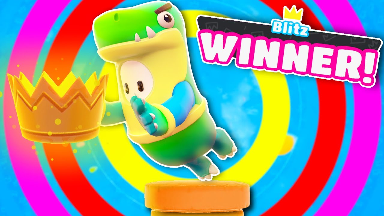 Stealing The VICTORY From My Friend in Fall Guys - YouTube