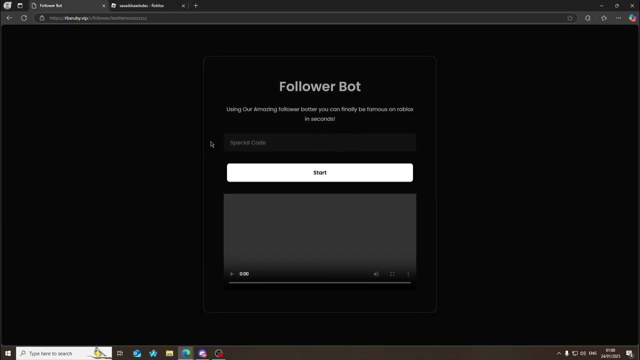 HOW TO GENERATE FOLLOWER BOTS ON ROBLOX TO BE POPULAR (WEBSITE IN DESC ...