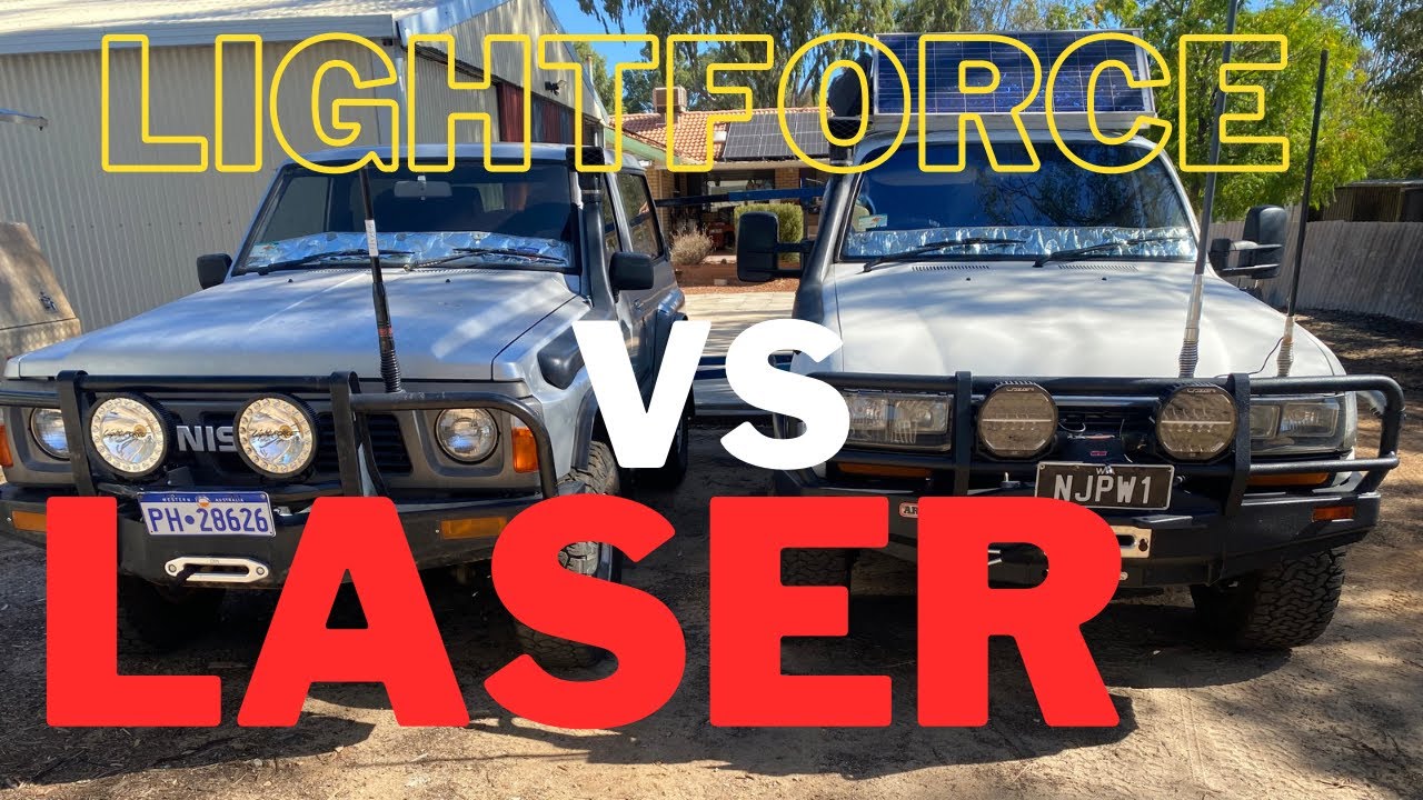 Laser Sentinels VS Lightforce HTX - YouTube