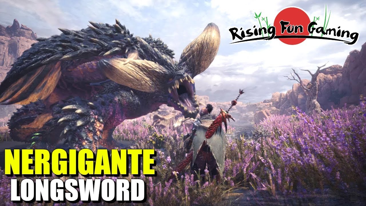 Monster Hunter World Beta: Nergigante and Longsword - YouTube