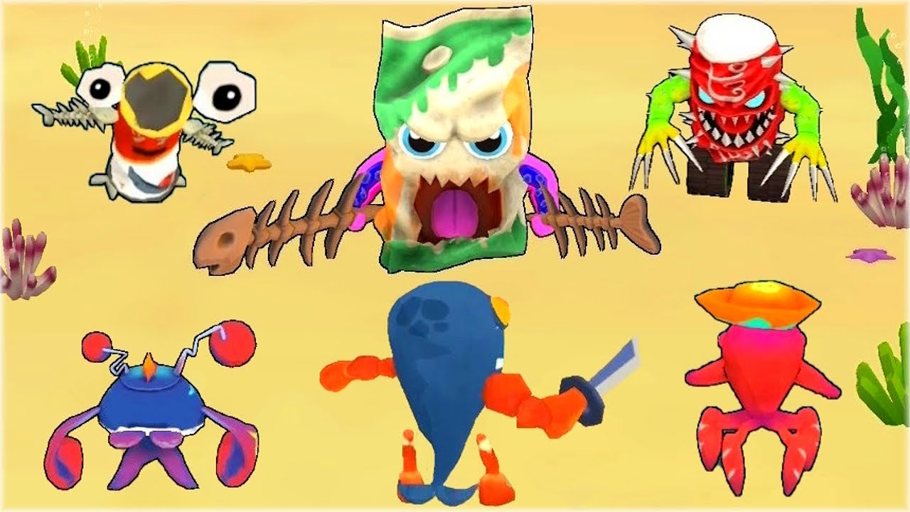 Mutant Fish Fight at MAX LEVEL in Fish Battle Merge Game! - YouTube