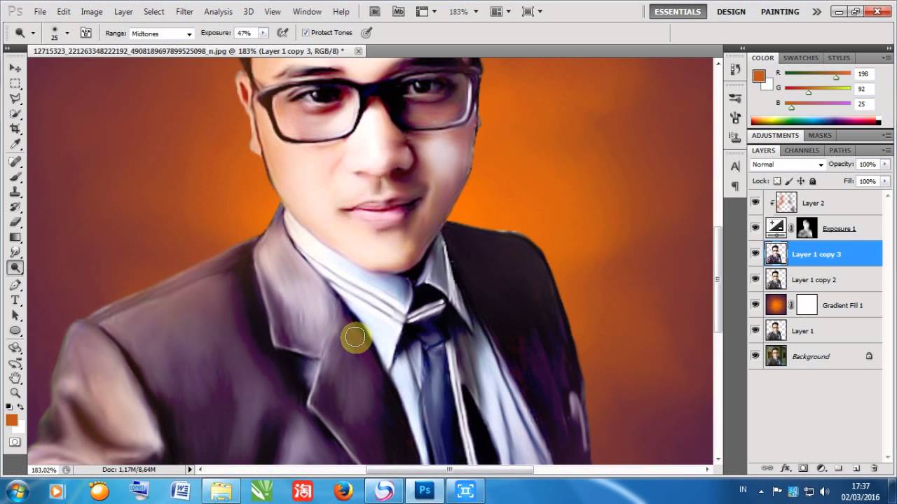 Smudge painting + easy lighting effect tutorial - YouTube