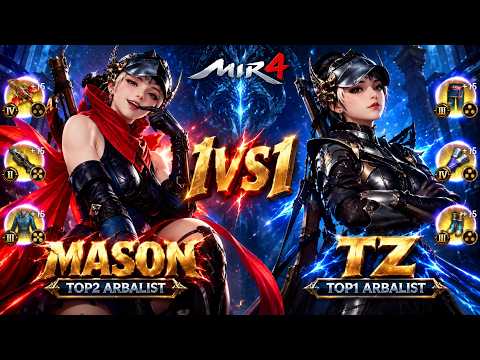 1VS1 MASON ARBA  VS TZ | TOP1 ARBA VS TOP2 ARBA | Mir4