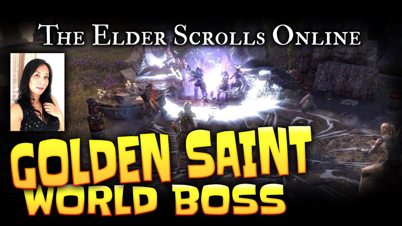 Elder Scrolls Online: World Boss - Golden Saint/Shivering Shrine ...