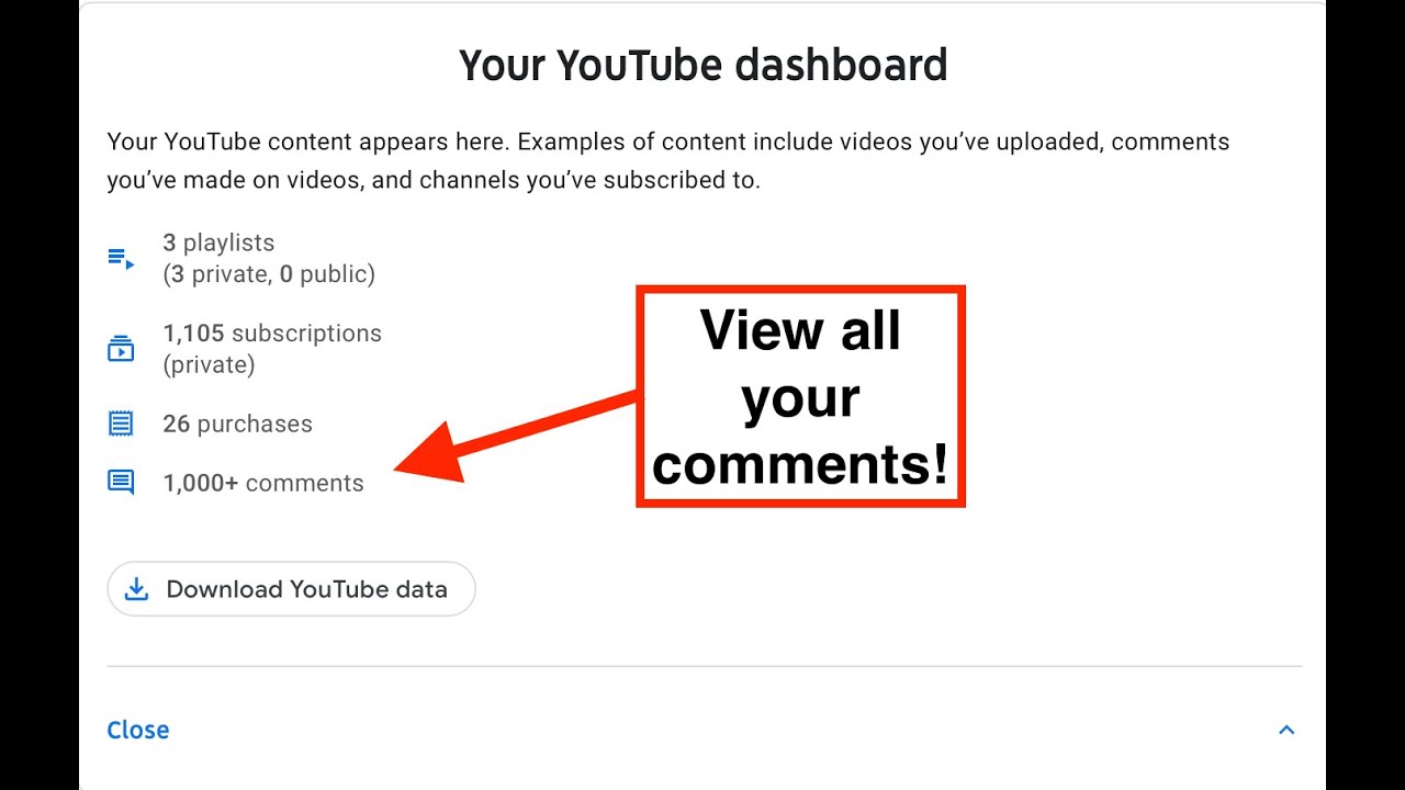 How to view every comment you've made on YouTube... - YouTube