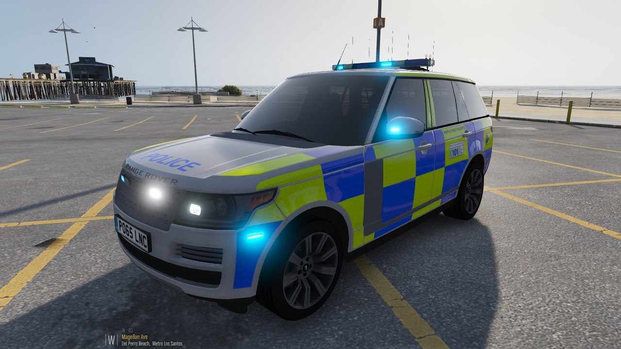 UK Police Range Rover Vogue (ELS) - YouTube