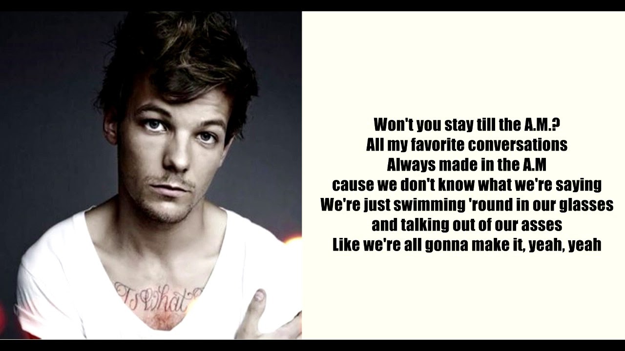 A.M-One Direction lyrics - YouTube