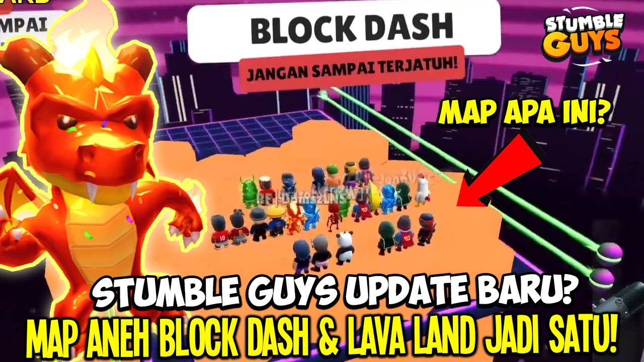 MAP BARU STUMBLE GUYS UDAH RILIS?! TAPI KOK MIRIP BLOCK DASH ...! - Stumble Guys Indonesia - YouTube
