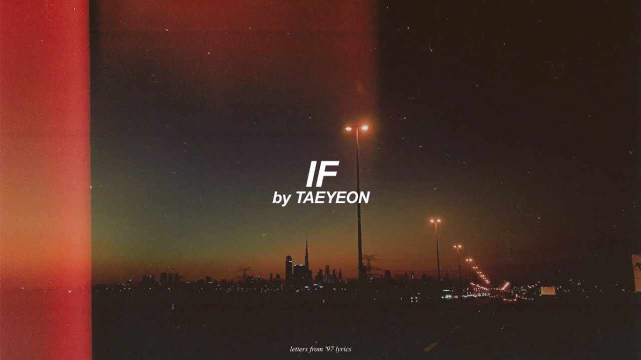 If (English) Lyrics | Taeyeon - YouTube