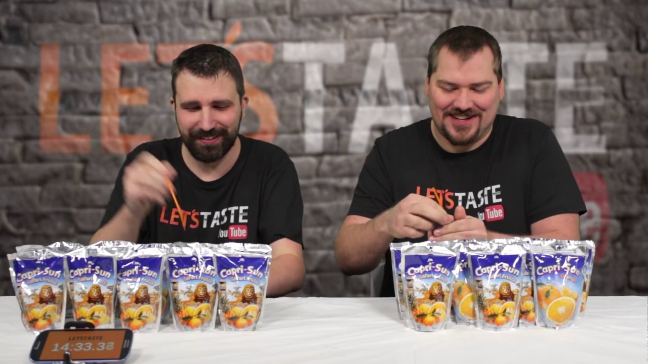 Capri-Sun Challenge *Vomit Alert!* - YouTube