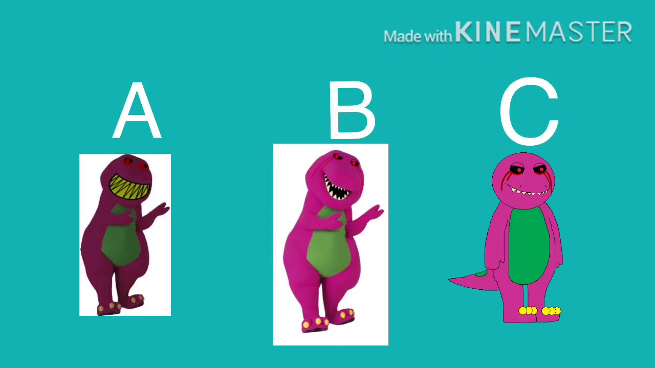 Which Barney.EXE is better? - YouTube
