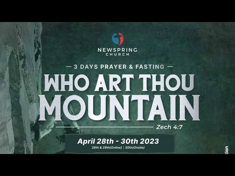WHO ART THOU MOUNTAIN | PST. DAVID BANKOLE | PST. SHOLA AROBASALU ...