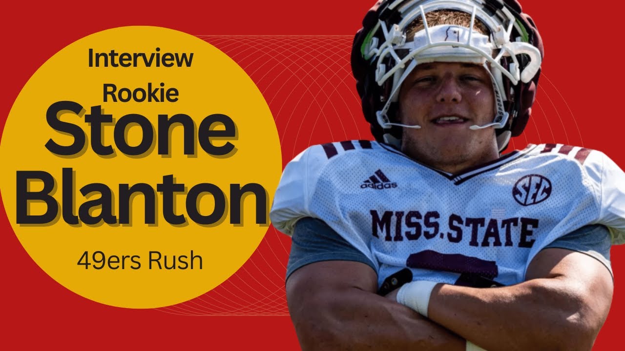 49ers Rookie Interview Stone Blanton - YouTube
