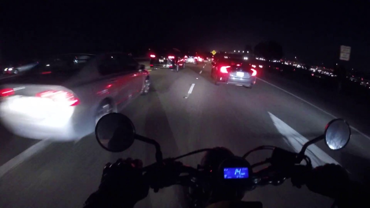 How One Makes A ONE-HOUR Commute Into 25 Minutes on my HONDA REBEL 500 ...