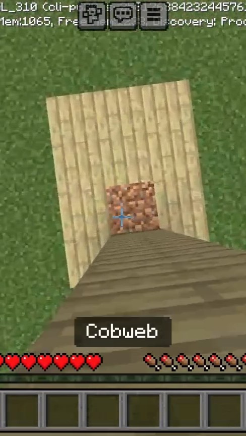 wow ! 🤯 op Minecraft cobweb clutch #minecraft - YouTube