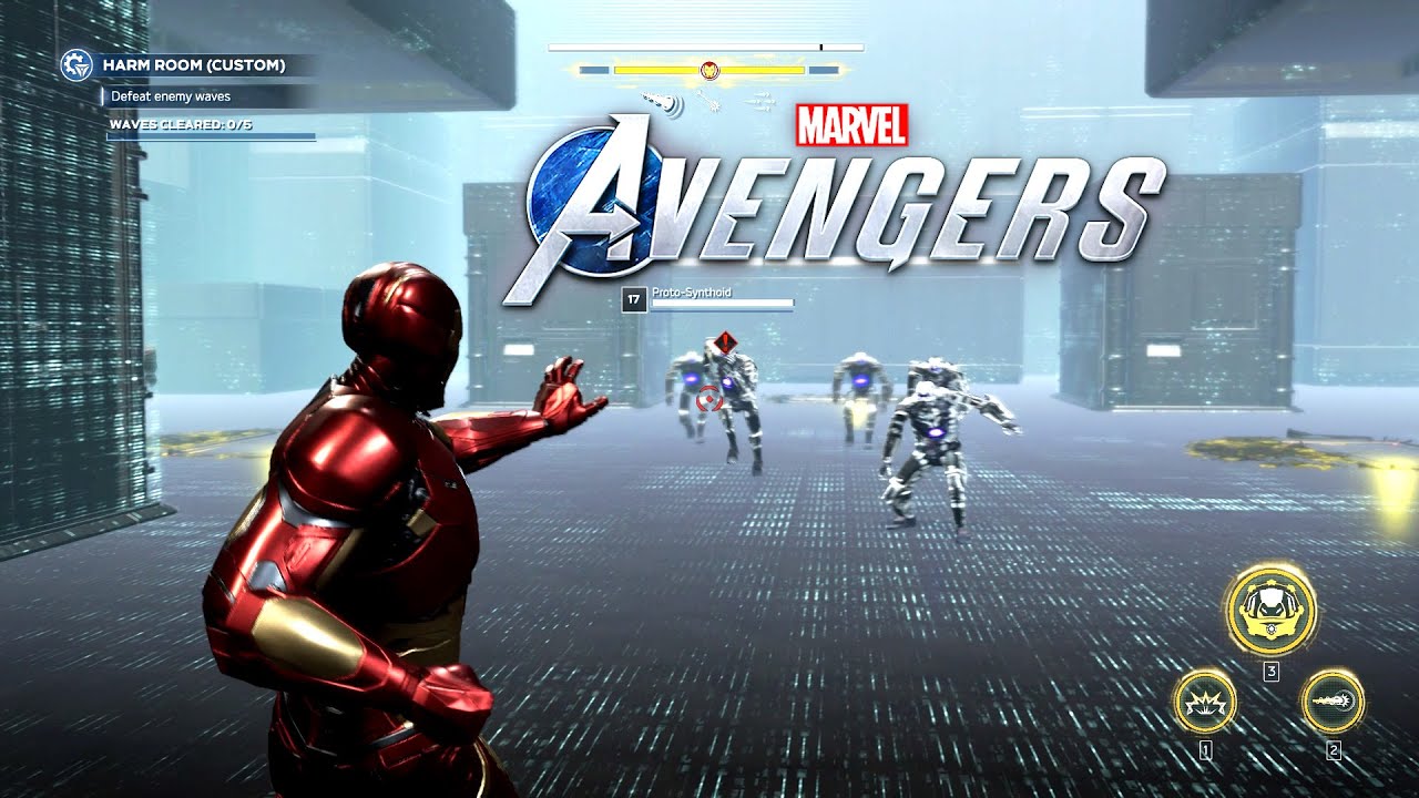 Marvel's Avengers Iron Man Gameplay || Iron Man Fight Scene || RTX ...