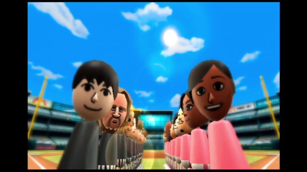Wii Sports - Baseball - vs. CPU Miis 56-60 - YouTube