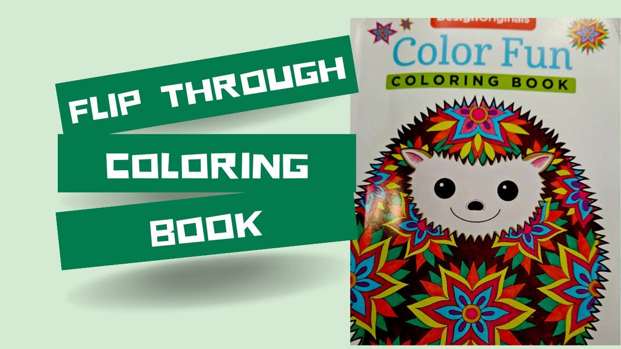 COLORING BOOK FLIP THROUGH PERFECT for on the GO COLORING #flipthrough ...
