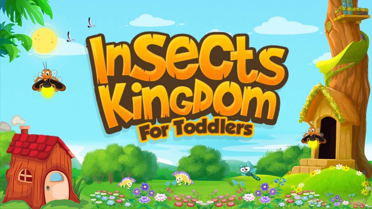 Insects Kingdom For Toddlers - Insects Learning Games By Gameiva - YouTube