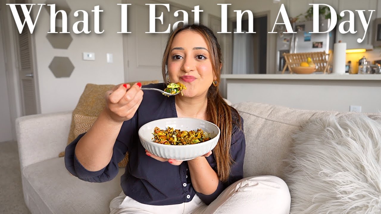 Everything I Eat In A Day (For One) | Naturally Negeen - YouTube