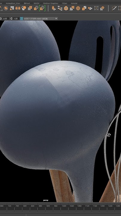 Texturing and shader creation in Maya for Kitchen utensils #maya3d #textures - YouTube