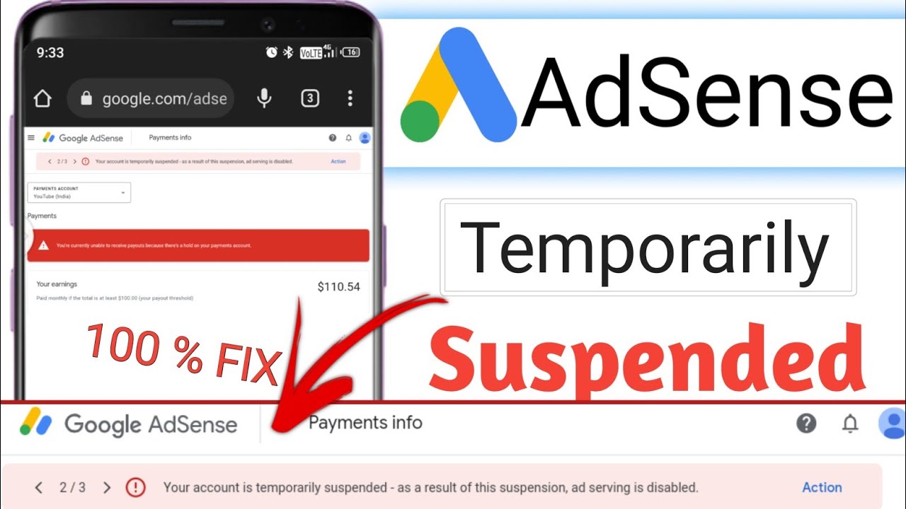 Your Account Is Temporarily Suspended as a result of suspension ad ...