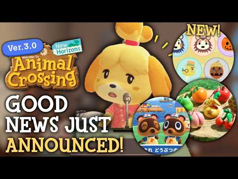 Good News JUST Announced Today For Animal Crossing New Horizons