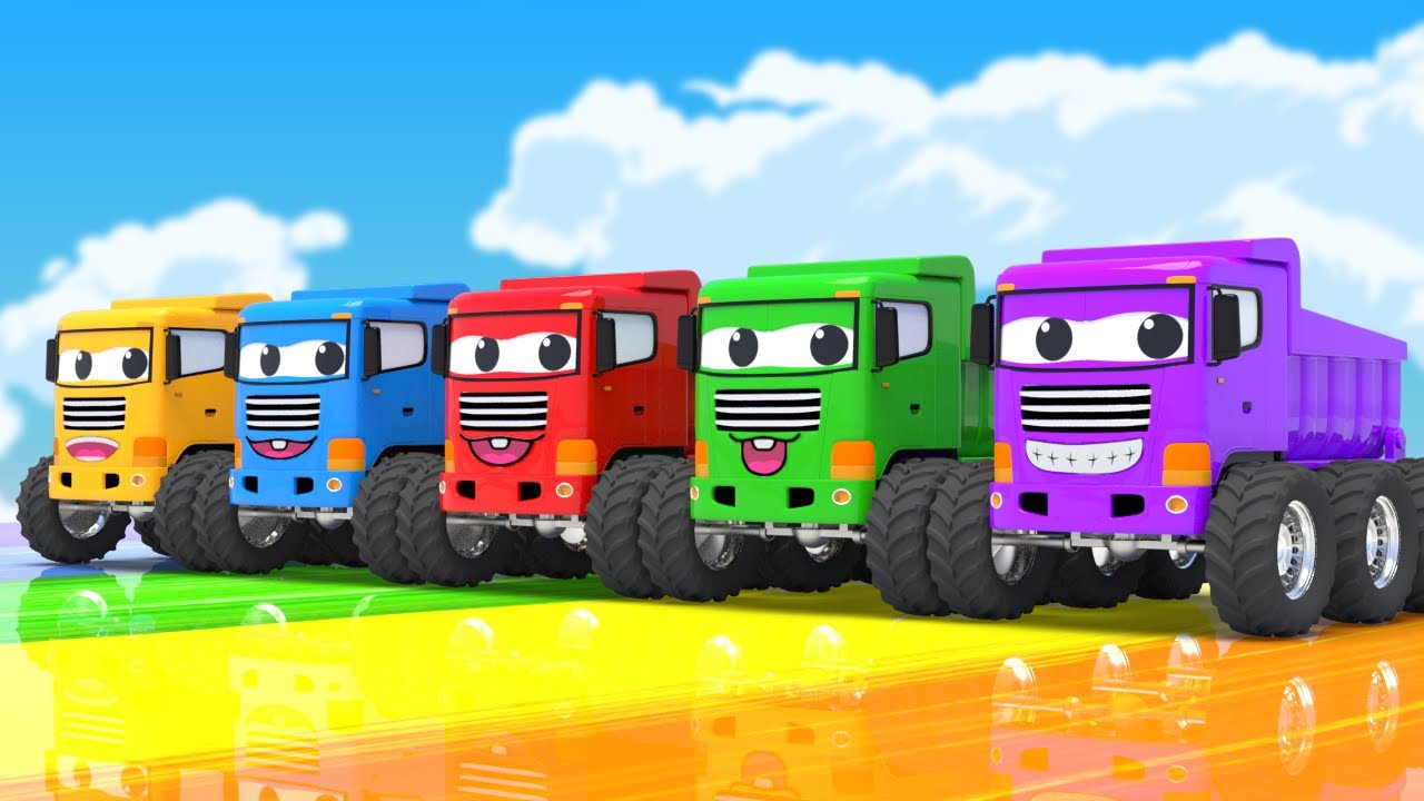 Learn Colors Truck with Song - Sing Along | Nursery Rhymes & Kids Songs ...