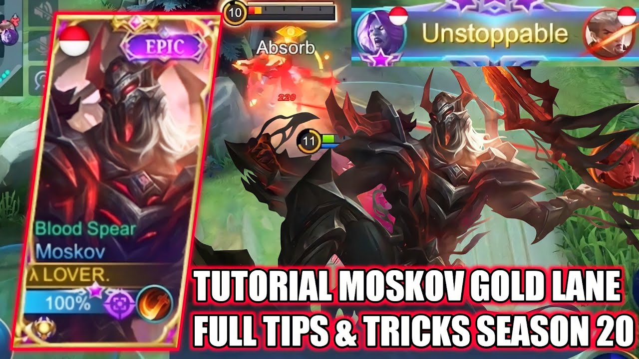 Tips And Tricks Pro Moskov Gold Lane Season 20 Tutorial By Top Global