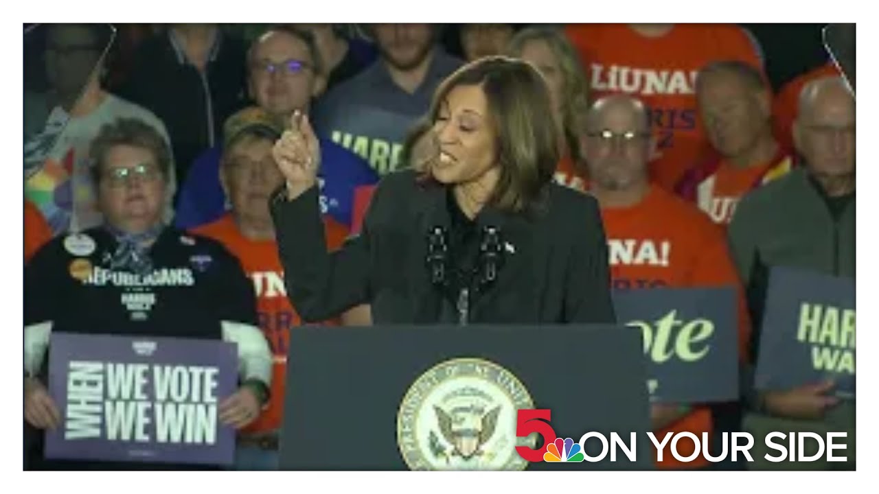Kamala Harris Wisconsin rally Friday - YouTube
