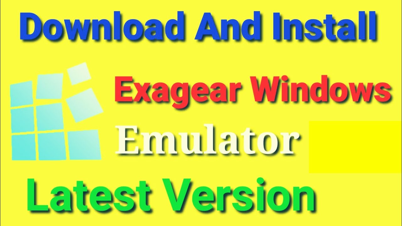 How To Download And Install Exagear Windows Emulator Pro On Android ...