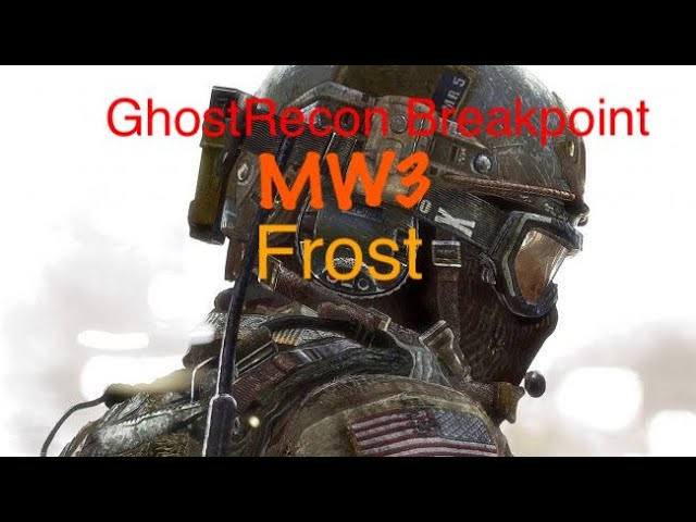 Call Of Duty Mw3 Frost