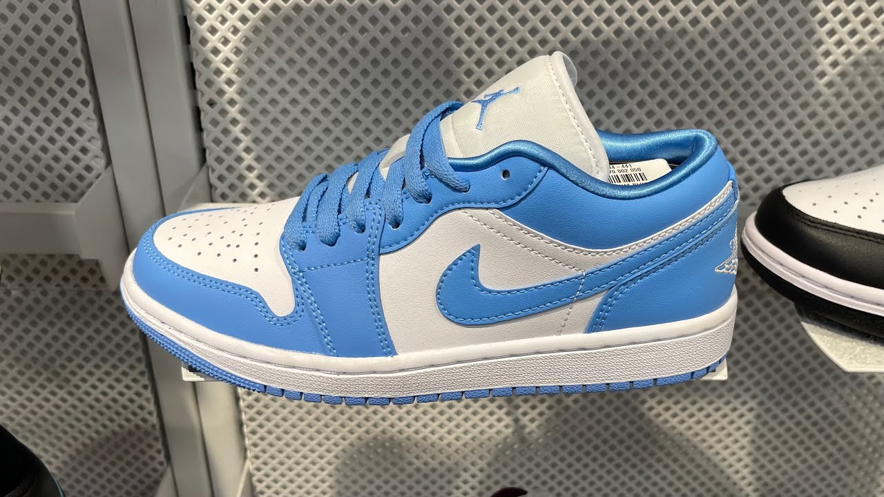 Air Jordan 1 Low “UNC” (University Blue/White/University Blue) - Style ...