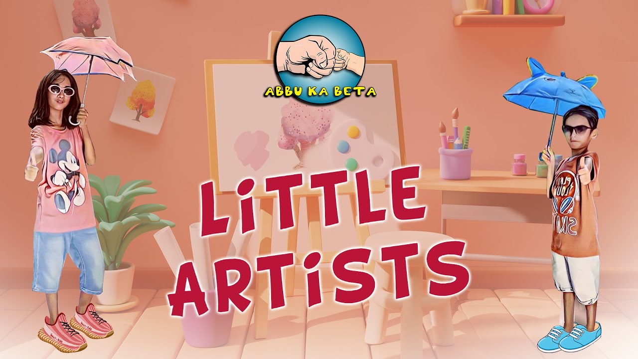 Little Artist | Siblings Fun Talk | kids Games | Abbu Ka Beta | GEMS TV ...