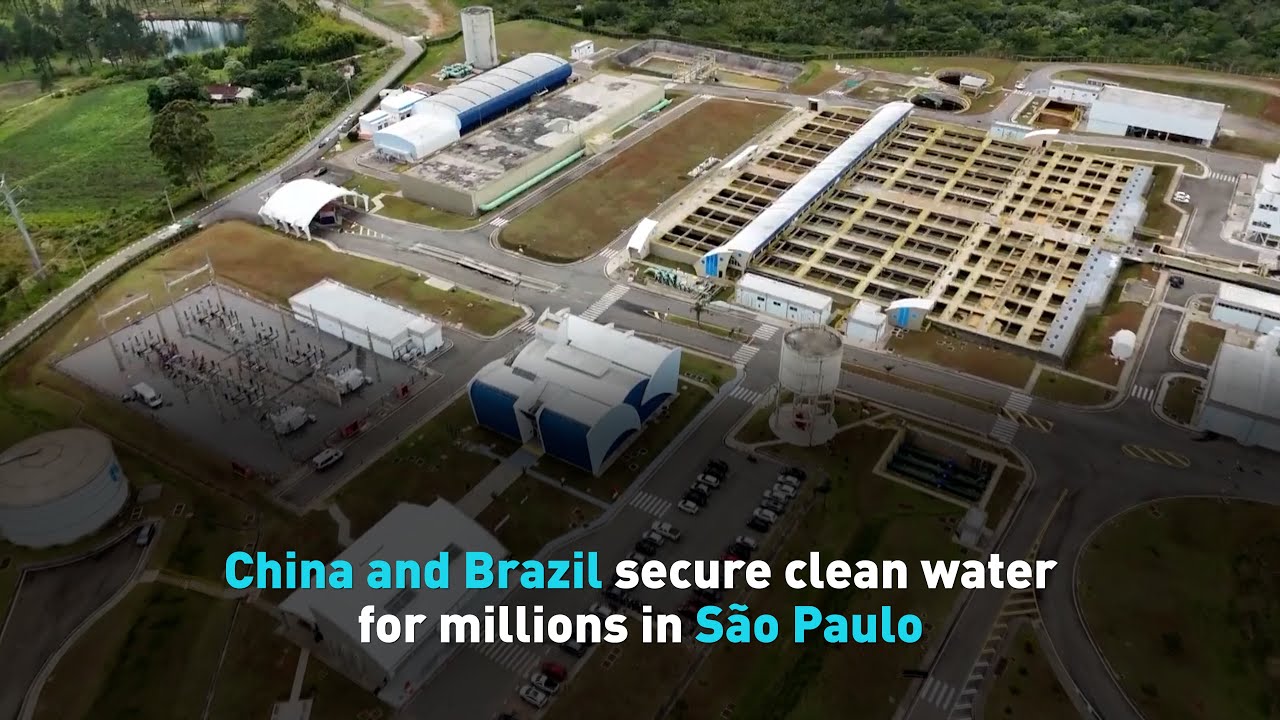 China and Brazil secure clean water for millions in São Paulo - YouTube