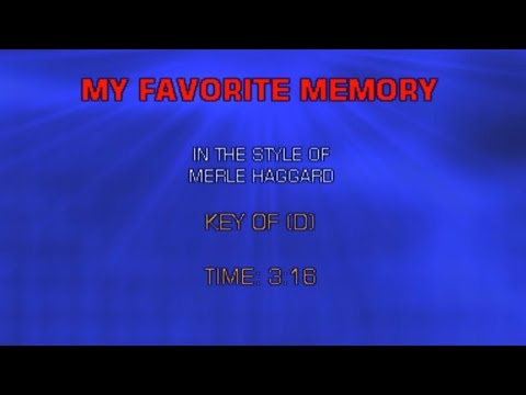 My Favorite Memory - Merle Haggard - Best Karaoke with Lyrics #karaoke ...
