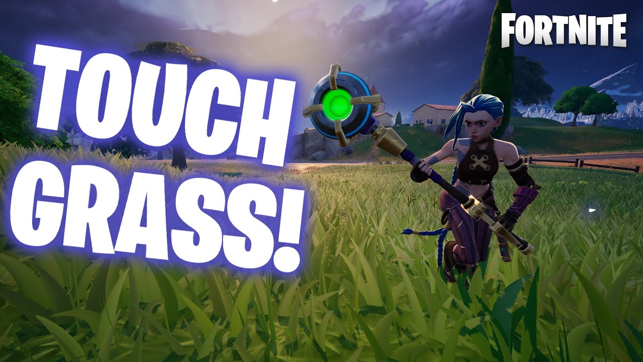 Touch Grass in Fortnite - YouTube