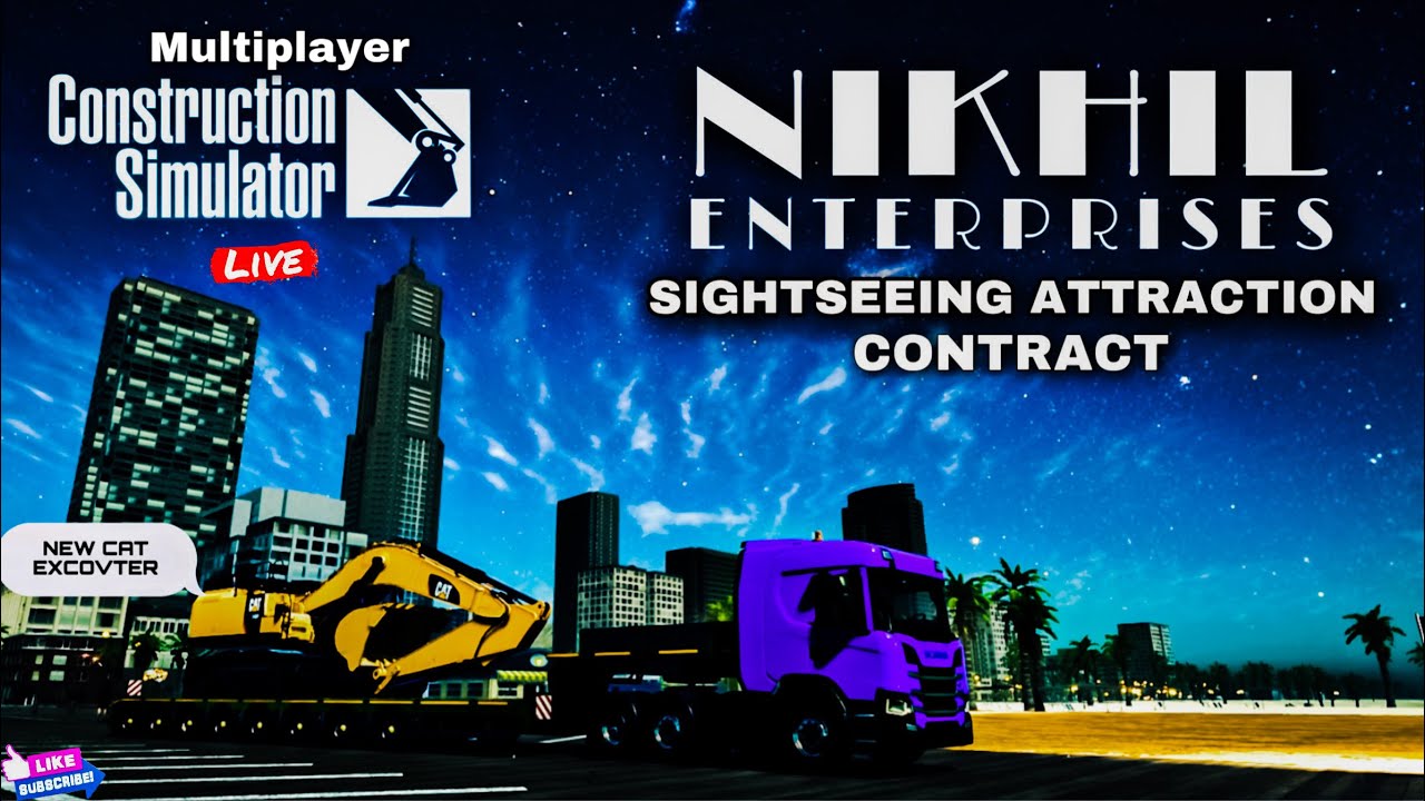 Sightseeing Attraction Contract | Construction Simulator 2022 | Live ...