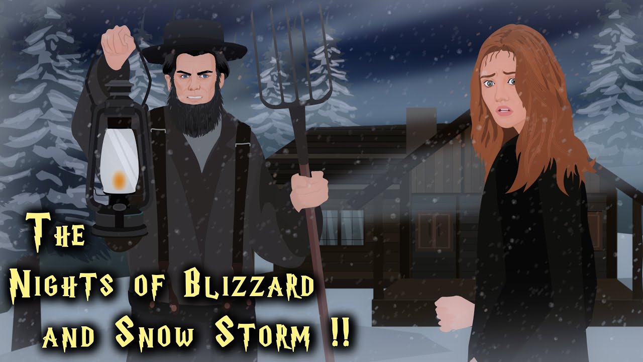 The Nights of Blizzard and Snow Storm !! Animated Stories Marathon for ...